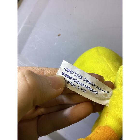 Warner Bros. | Toys | Looney Tunes Tweety Bird Yellow Canary Stuffed ...